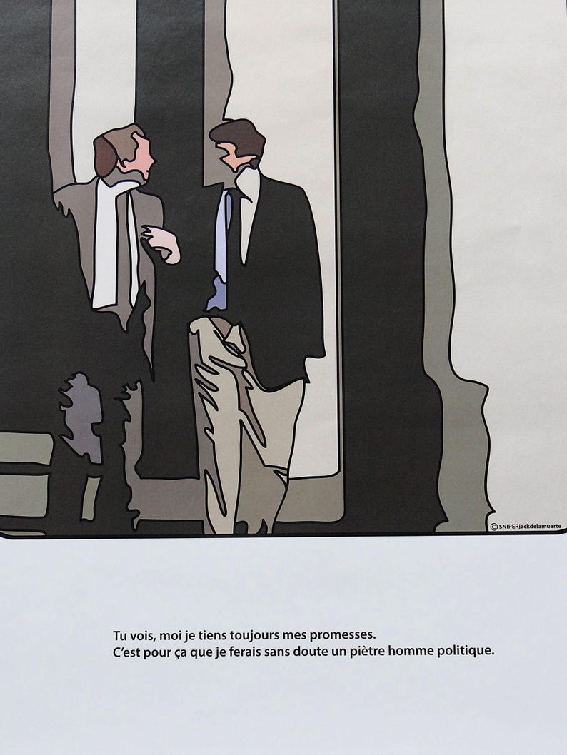 Vintage French Political Satire Print by Jacques Filippi – Funny ...