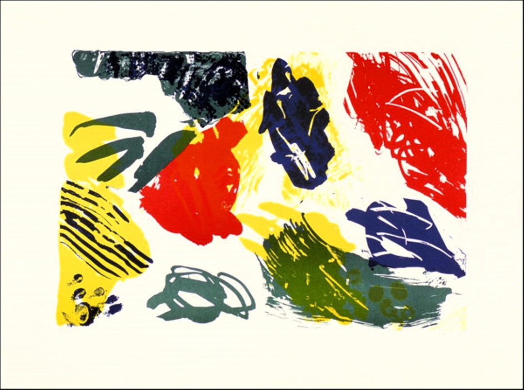 Jan Voss, Original Signed and Numbered Lithograph, Aerial Painting ...