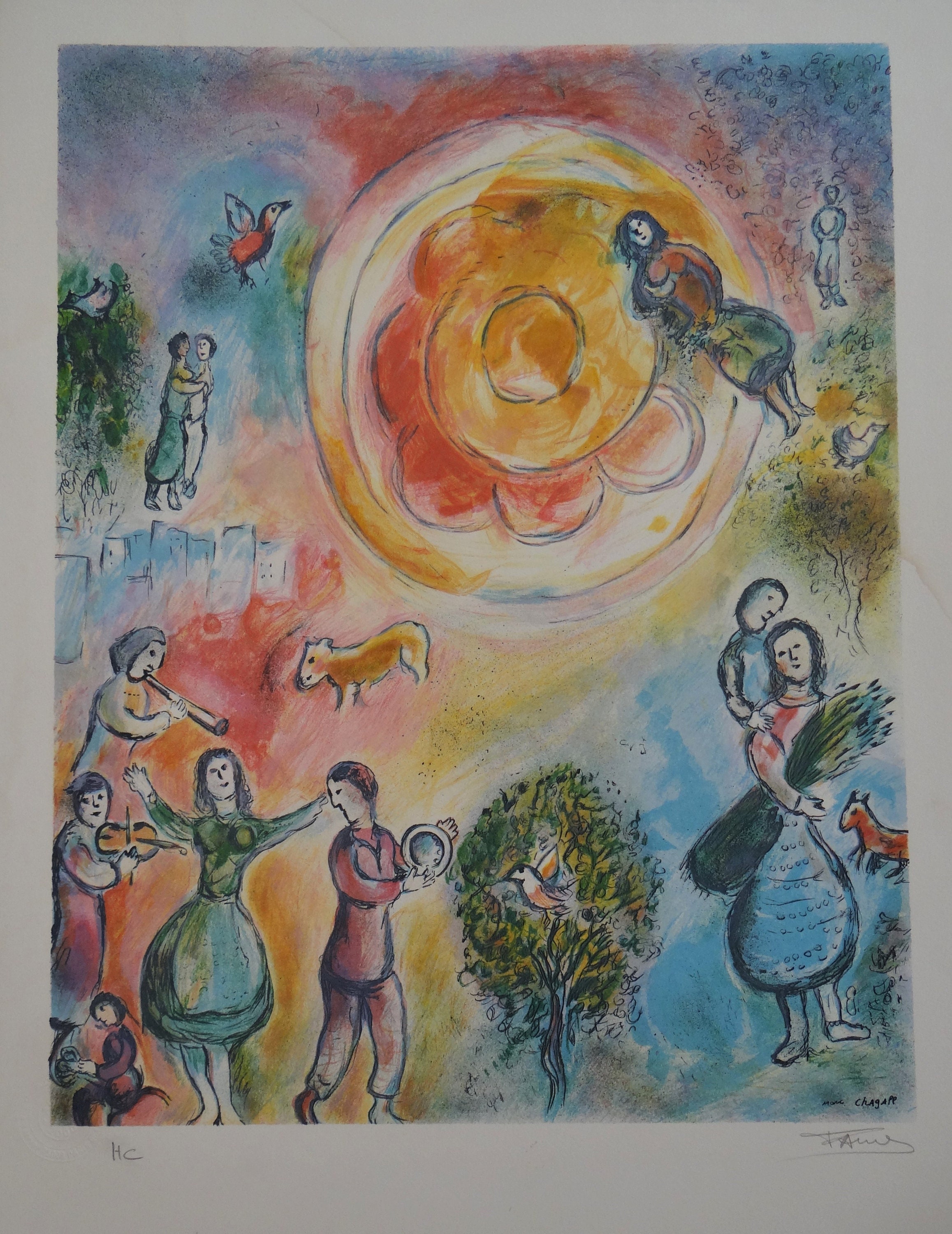 SUMMER Marc Chagall Signed Certificate Chagall Wall Art, Chagall ...