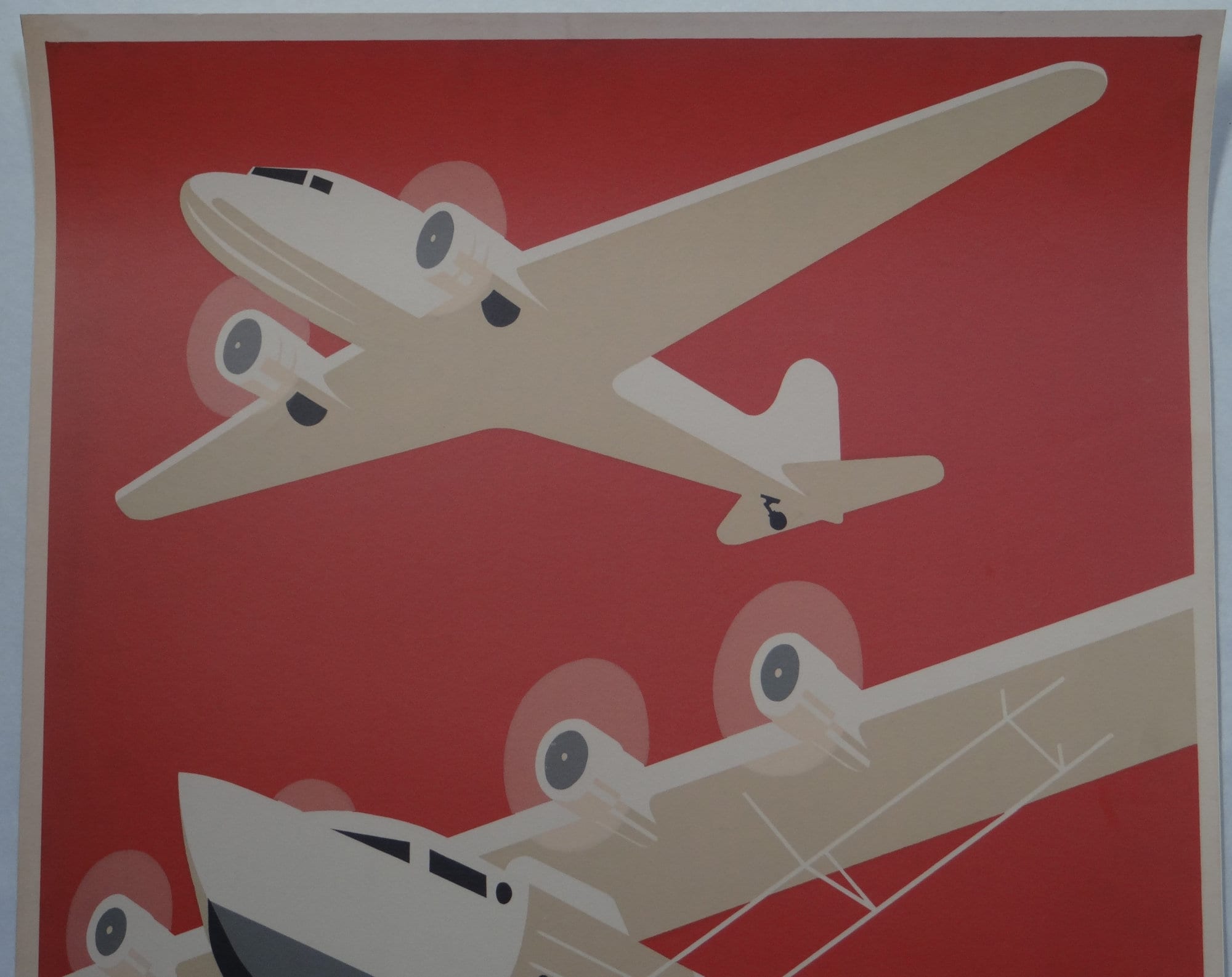 Vintage Aviation Poster, Airplanes and Seaplanes, Early Aviation ...