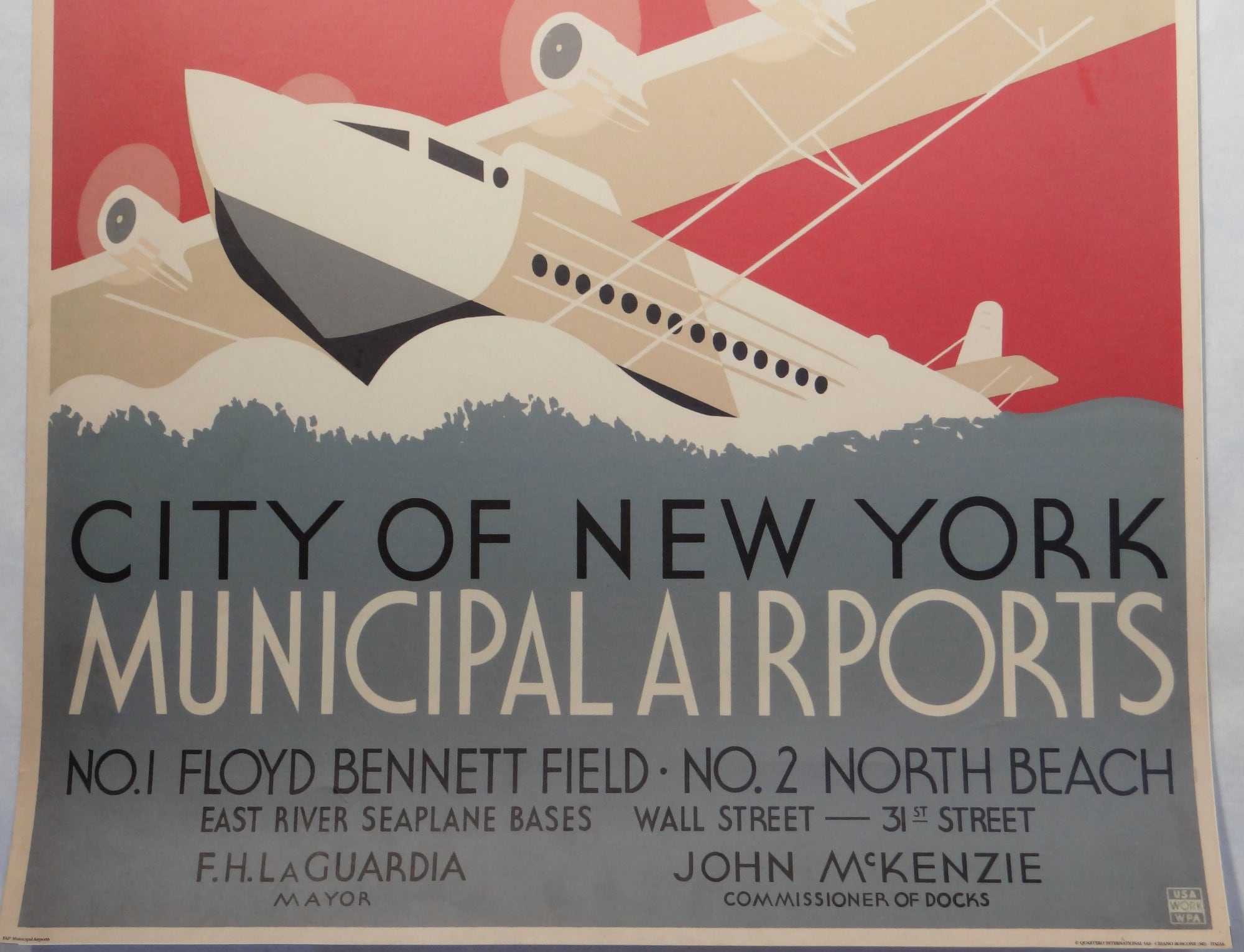 Vintage Aviation Poster, Airplanes and Seaplanes, Early Aviation ...