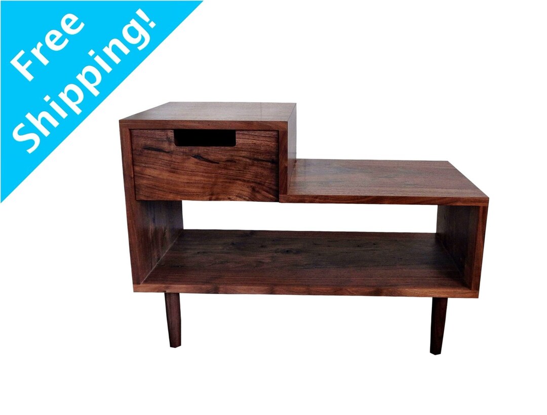 Mid Century Side Table Mid Century Table Modern Side Table - Etsy
