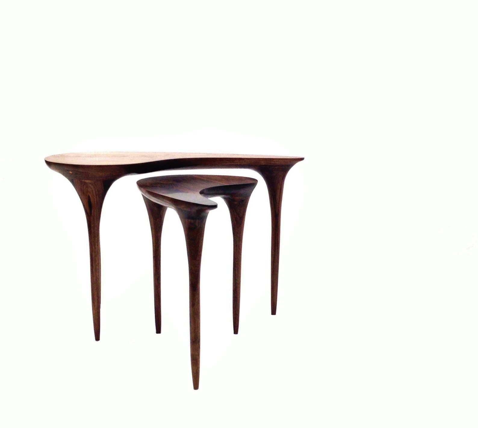 Nesting Tables Modern Nesting Tables Mid Century Table Mid | Etsy