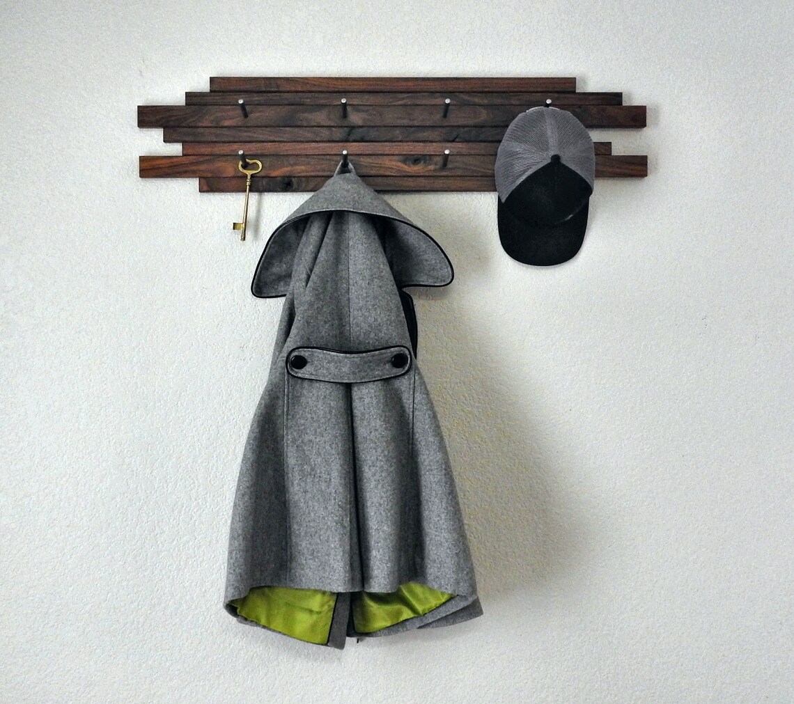 Modern Hat Rack Modern Coat Rack Mid Century Hat Rack Mid | Etsy