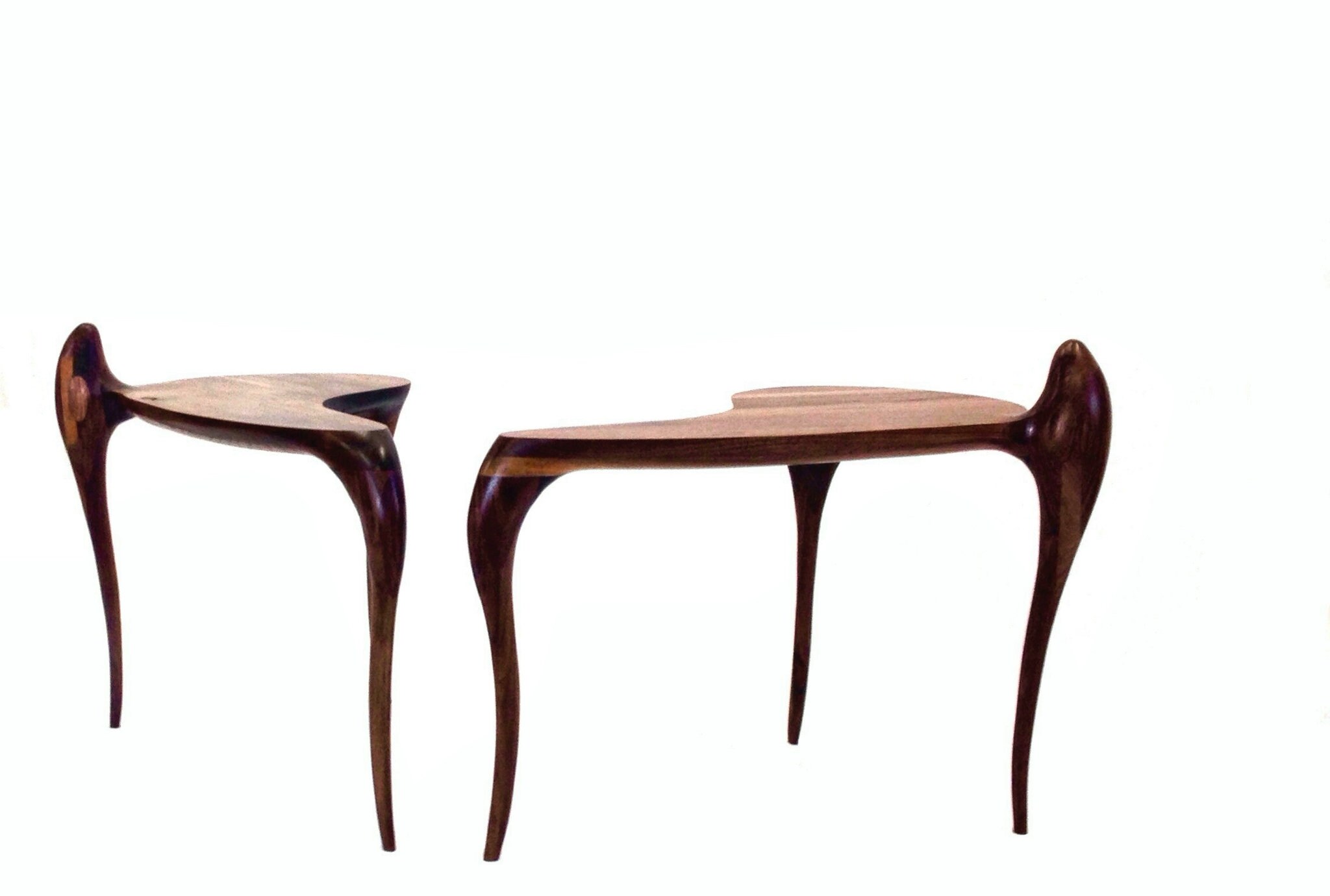 Modern Side Table, Sculpted Table, Side Table, Mid Century Side Table ...