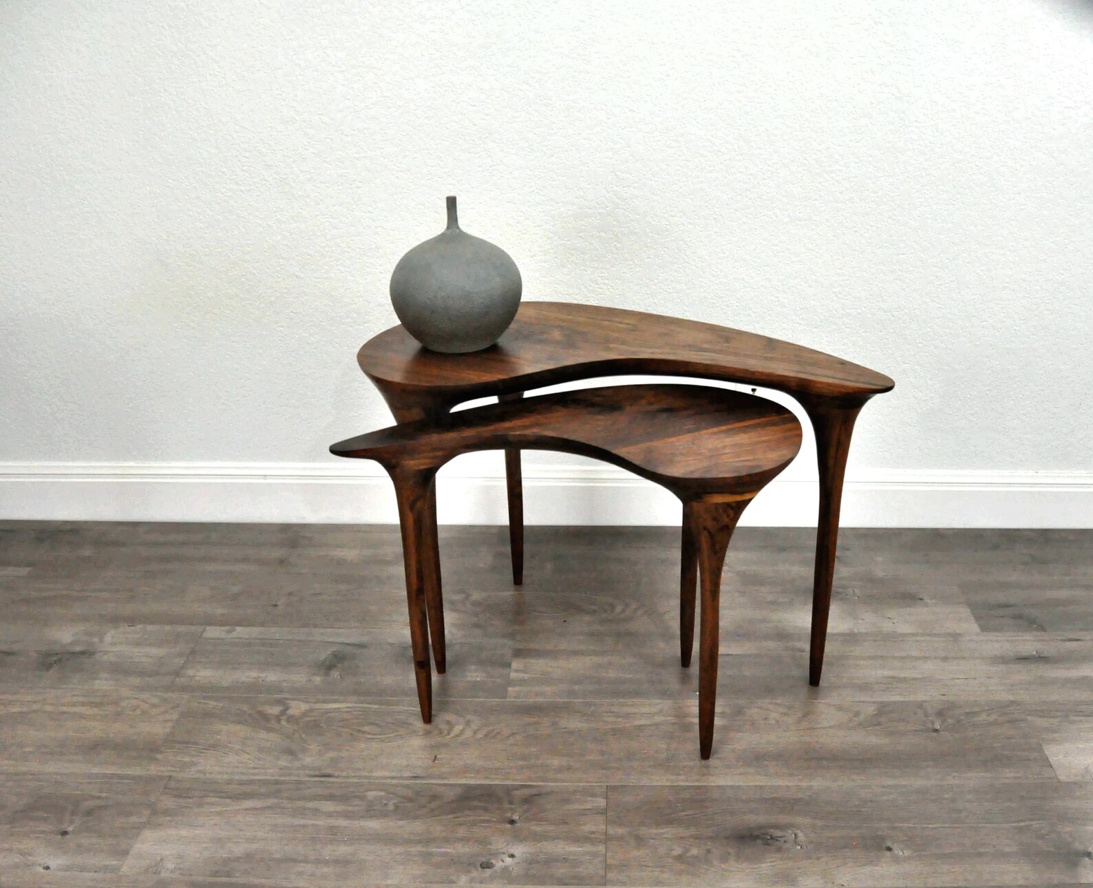 Nesting Tables Modern Nesting Tables Mid Century Table Mid | Etsy