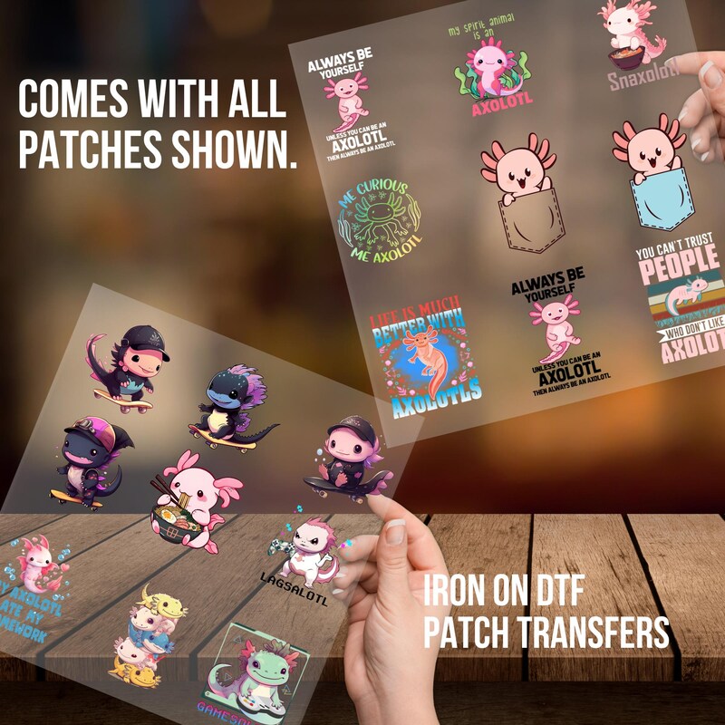 Axolotl Patch - Etsy