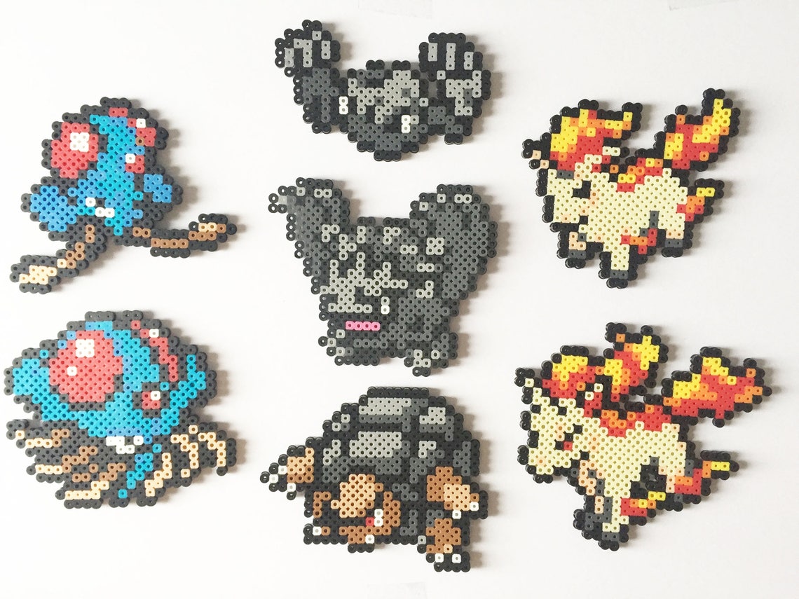 Pokemon Gen 1 #72-78: Tentacool, Tentacreul, Geodude, Graveler, Golem ...