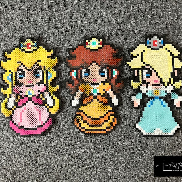 Princess Peach Perler Beads - Etsy