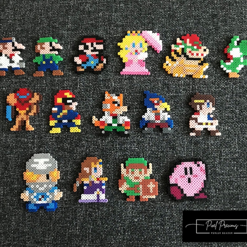 Bowser Perler Bead - Etsy