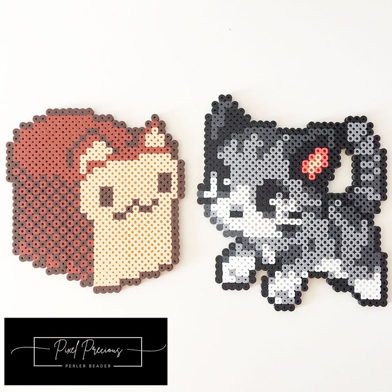 Perler Bead Cat - Etsy