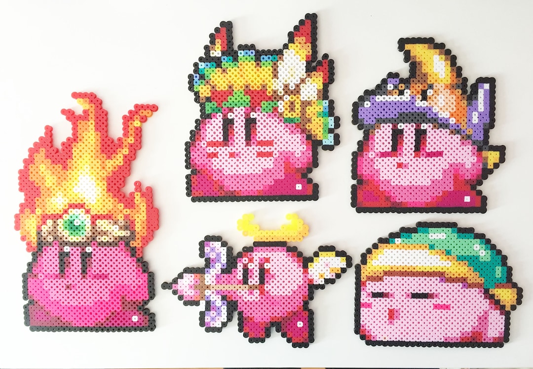 Kirby Set 3: Cupid Kirby Cutter Kirby Fire Kirby Sleepy - Etsy