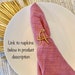Napkin Rings, Personalized Napkin Rings, Initial Napkin Rings - Etsy