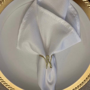 Napkin Rings, Personalized Napkin Rings, Initial Napkin Rings, Party ...