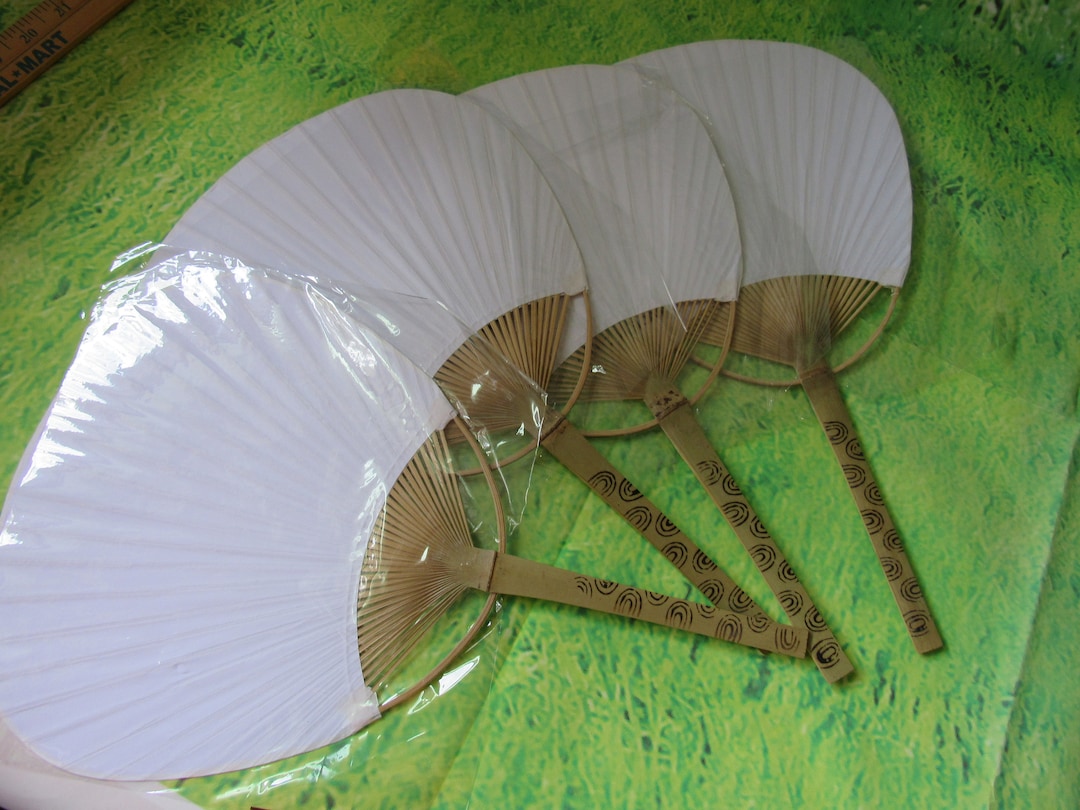 Paddle Hand Fans With Designer Handle - Beach Wedding Fans, Hand Fan ...