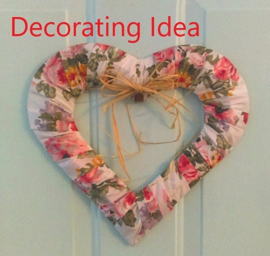 Heart Shape Wire Wreath Great for Craft Projects 12 - Etsy