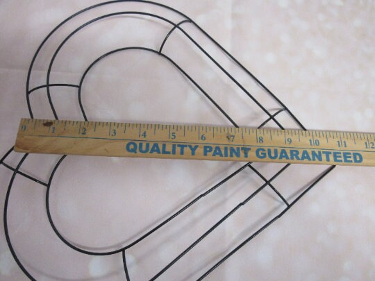 Heart Shape Wire Wreath Great for Craft Projects 12 - Etsy