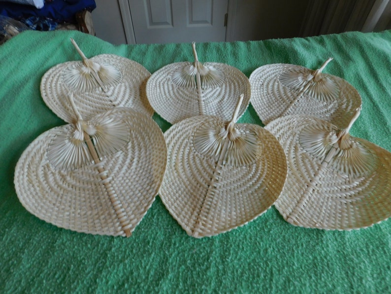 Wedding Bamboo Hand Fans Beach Wedding Fans Tropical Hand - Etsy