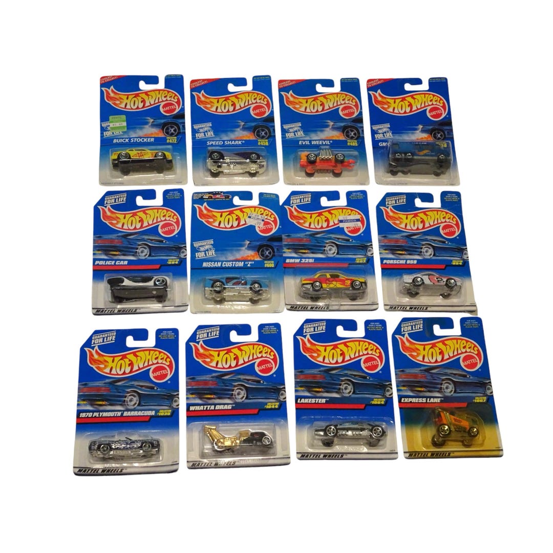 Vintage 90s Hot Wheels guaranteed for Life Collection Mattel Wheels BMW ...