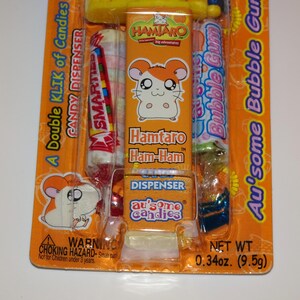 CHOOSE YOUR Vintage HAMTARO Klik Smarties Gum Rare Ausome Candies ...