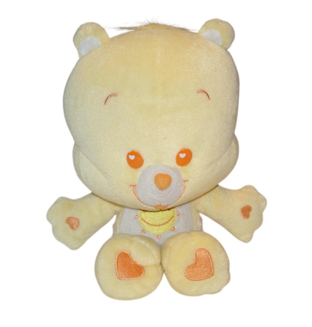 2004 Vintage Funshine Care Bears Cub 11" Sunshine Bear Plush ( No ...