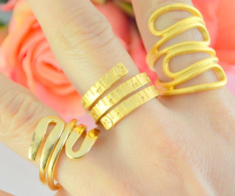 Golden Ruler meter scale Ring, Tailor measurement sewing needlework ...