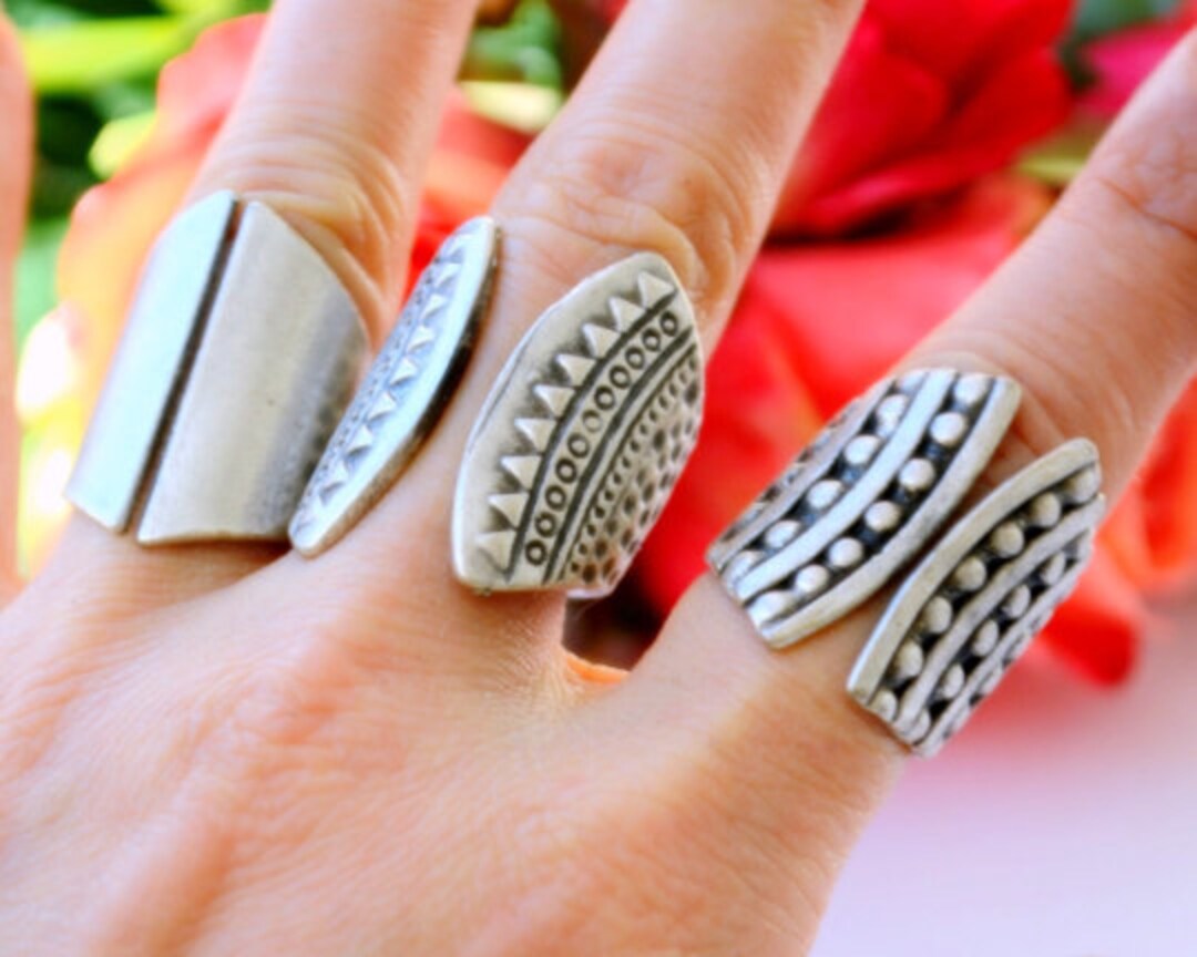 Inca Band Ring Mexican Ring Aztec Culture Ring Folk Art - Etsy