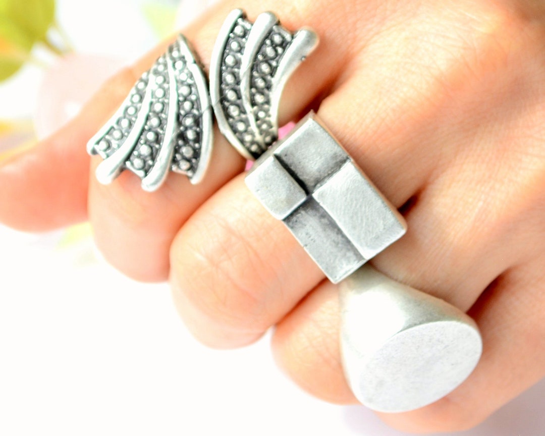 Round Plain Ring Modern Simple Ring Teenage Unisex Ring - Etsy