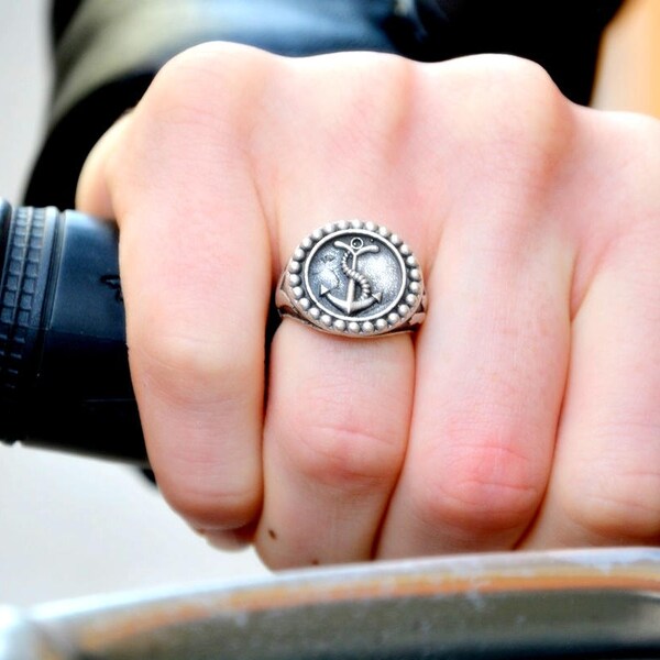 Fisherman Ring - Etsy