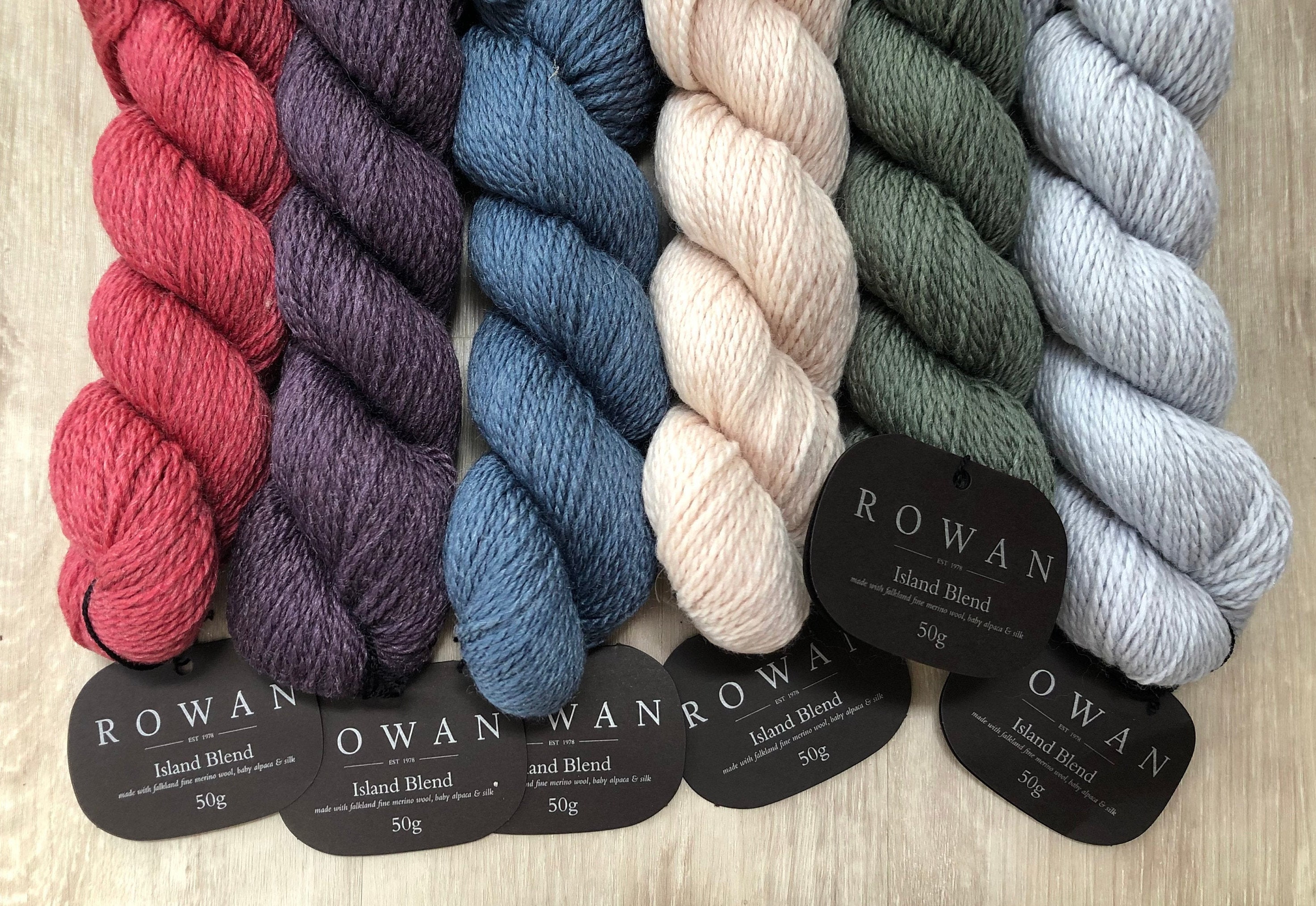 Sewing & Fiber Rowan Island Blend Double Knitting Yarn 70/15/15 Wool ...