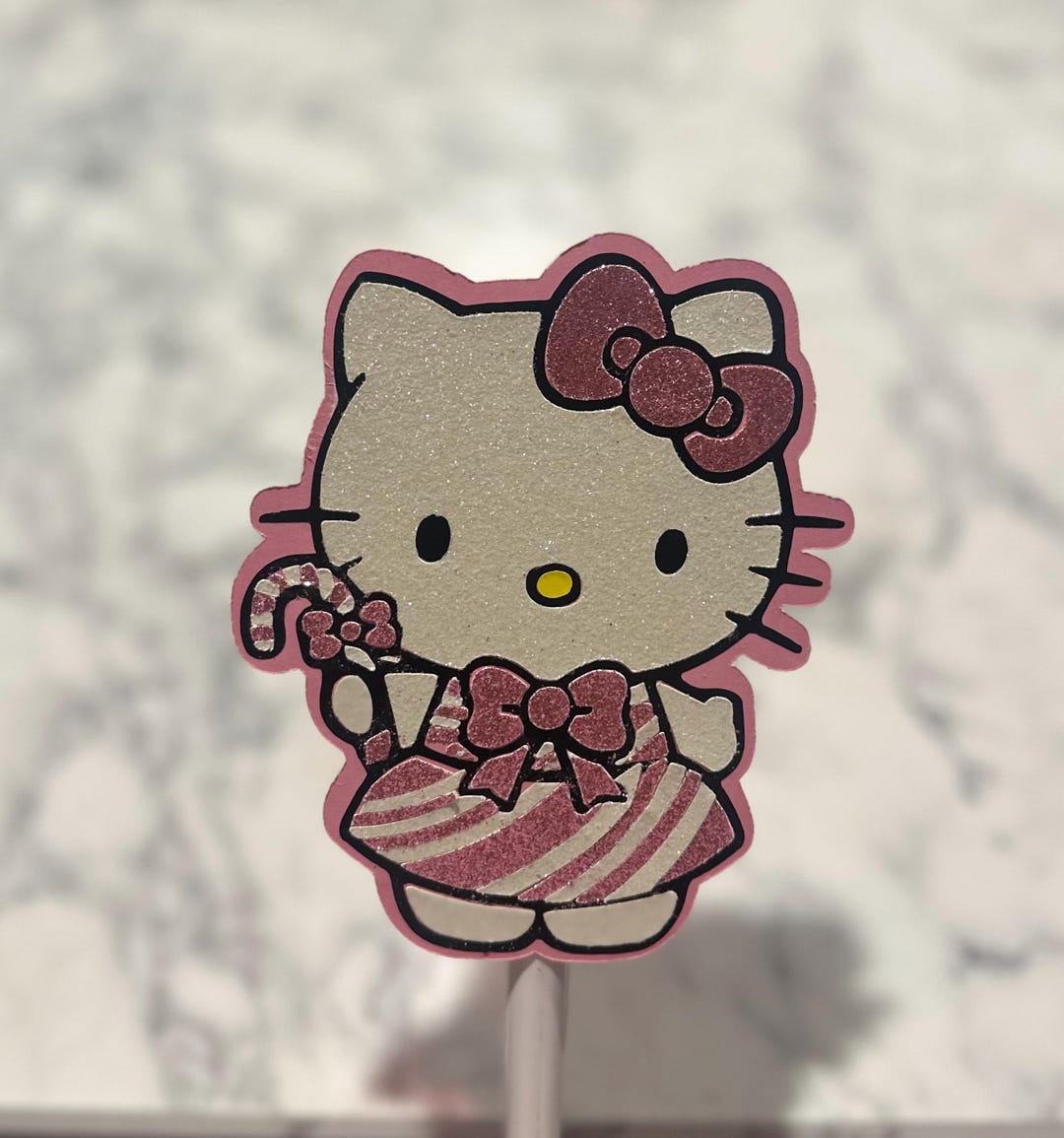 Christmas Hello Kitty Ramo / Cake / Scrapbook / Topper - Etsy