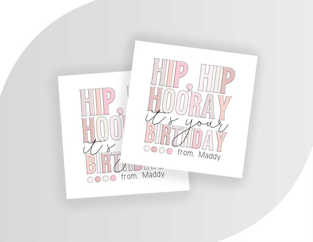 Happy Birthday Stickers | Birthday Labels | Personalized Birthday ...