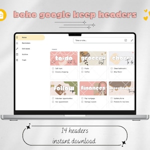 Google Keep Image Headers Colorful Google Keep Headers Instant Download ...