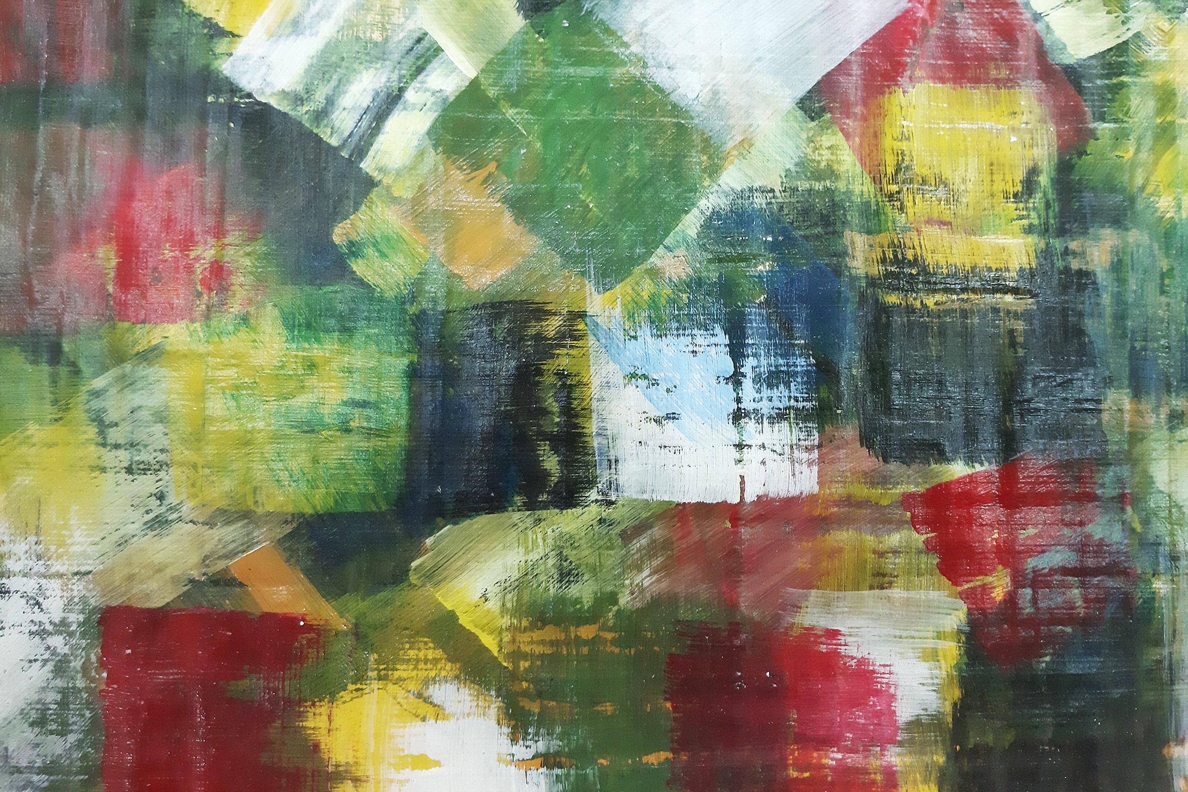 Happiness Original Abstract Painting Acrylic on Papyrus | Etsy