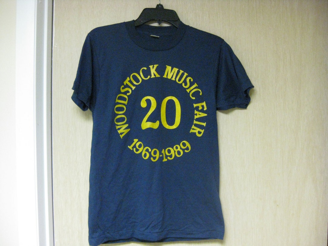 Bogo OFFICIAL 1989 20th Anniversary BETHEL WOODSTOCK Site T-shirt Buy 1 ...