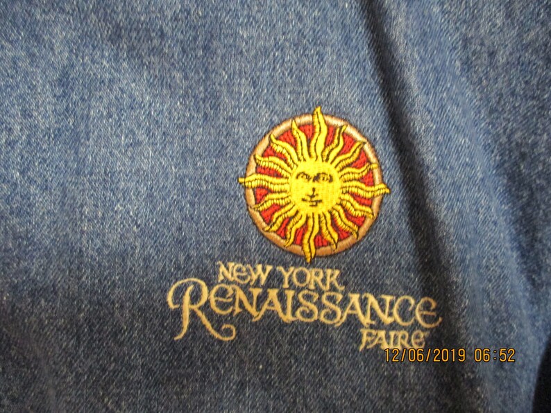 N.Y. RENAISSANCE FAIRE Xl Jacket - Etsy