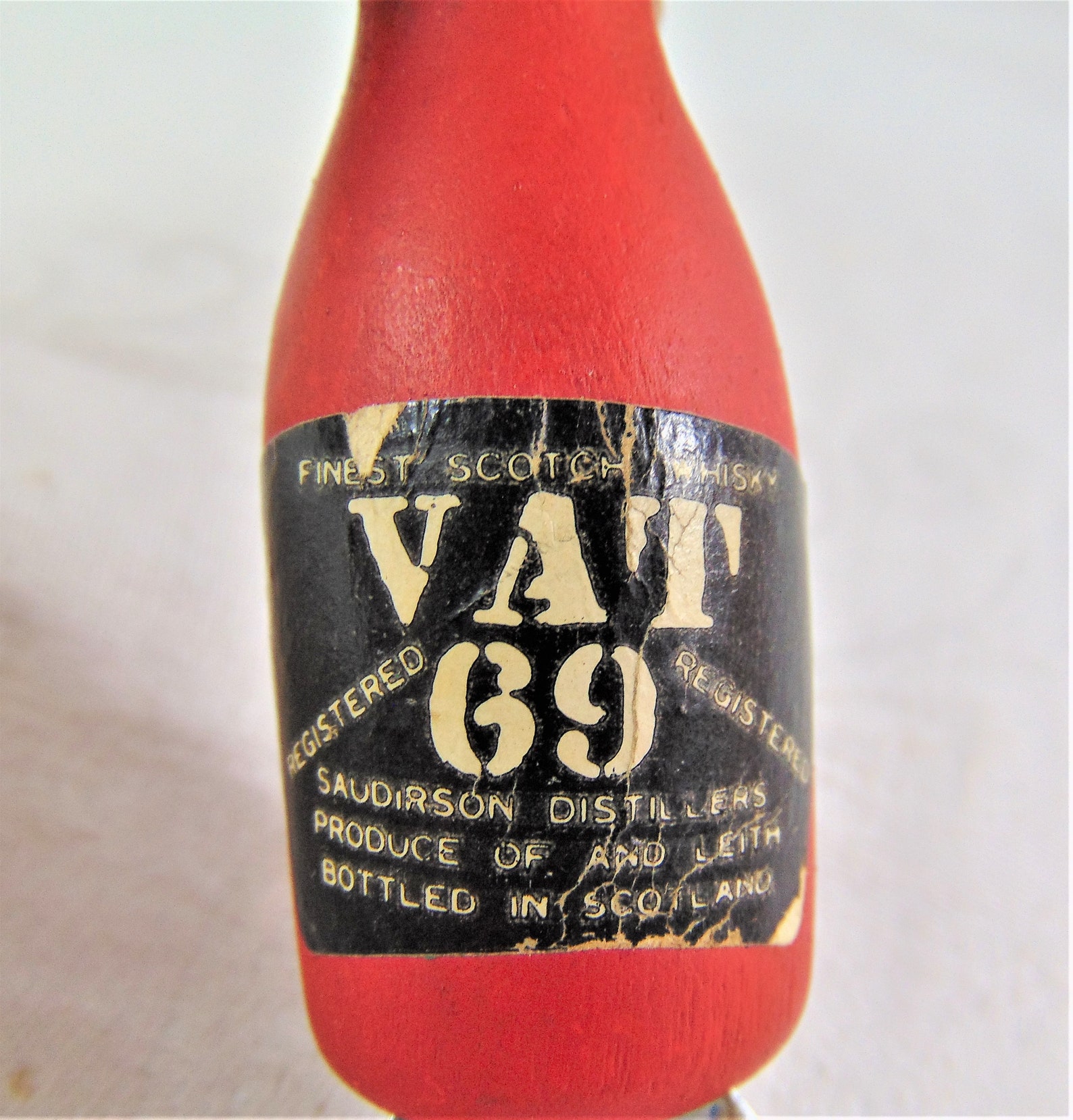 VAT 69 Red Wood Bottle Opener Scottish Heart Opener Scotch | Etsy