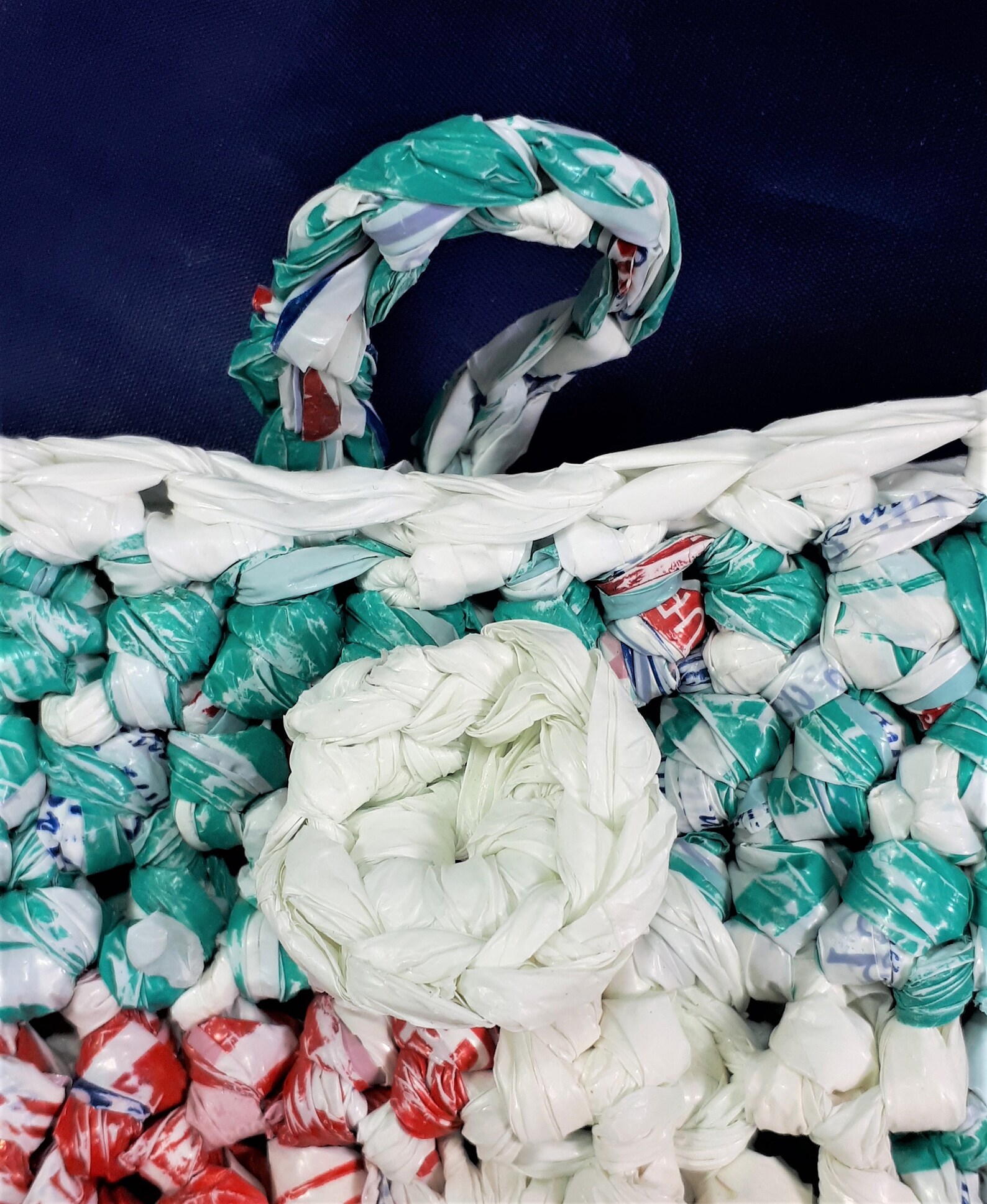 Handmade Tote Bag Made From PLARN yarn Made From Plastic | Etsy Canada