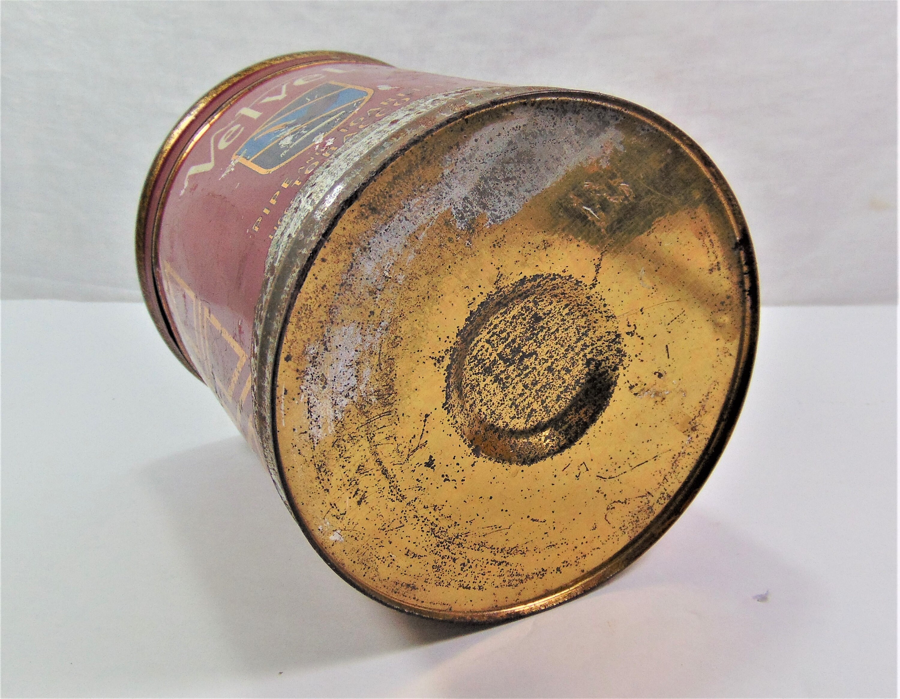 Velvet Pipe and Cigarette Tobacco Tin Can Tobacco Canister | Etsy