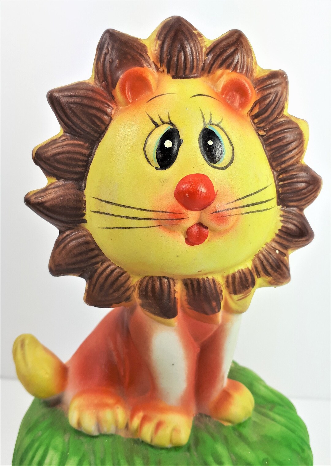Lion Music Box, Musical Rotating, Cartoon Lion, Max the Lion, Ceramic ...