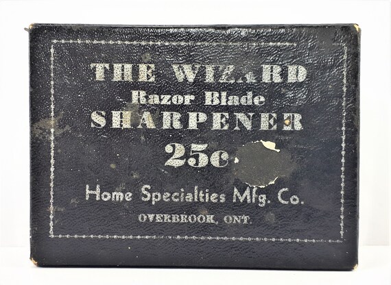 1930 40s the Wizard Razor Blade Sharpener Box box Only | Etsy