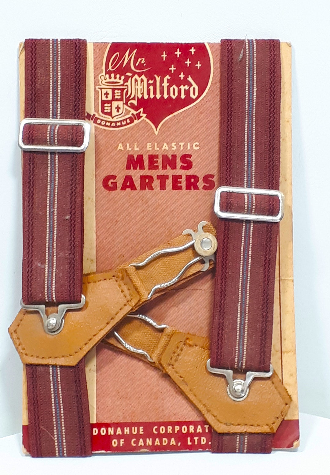 1930s Mens Sock Garters, Sock Suspenders, Mr. Milford, Original ...