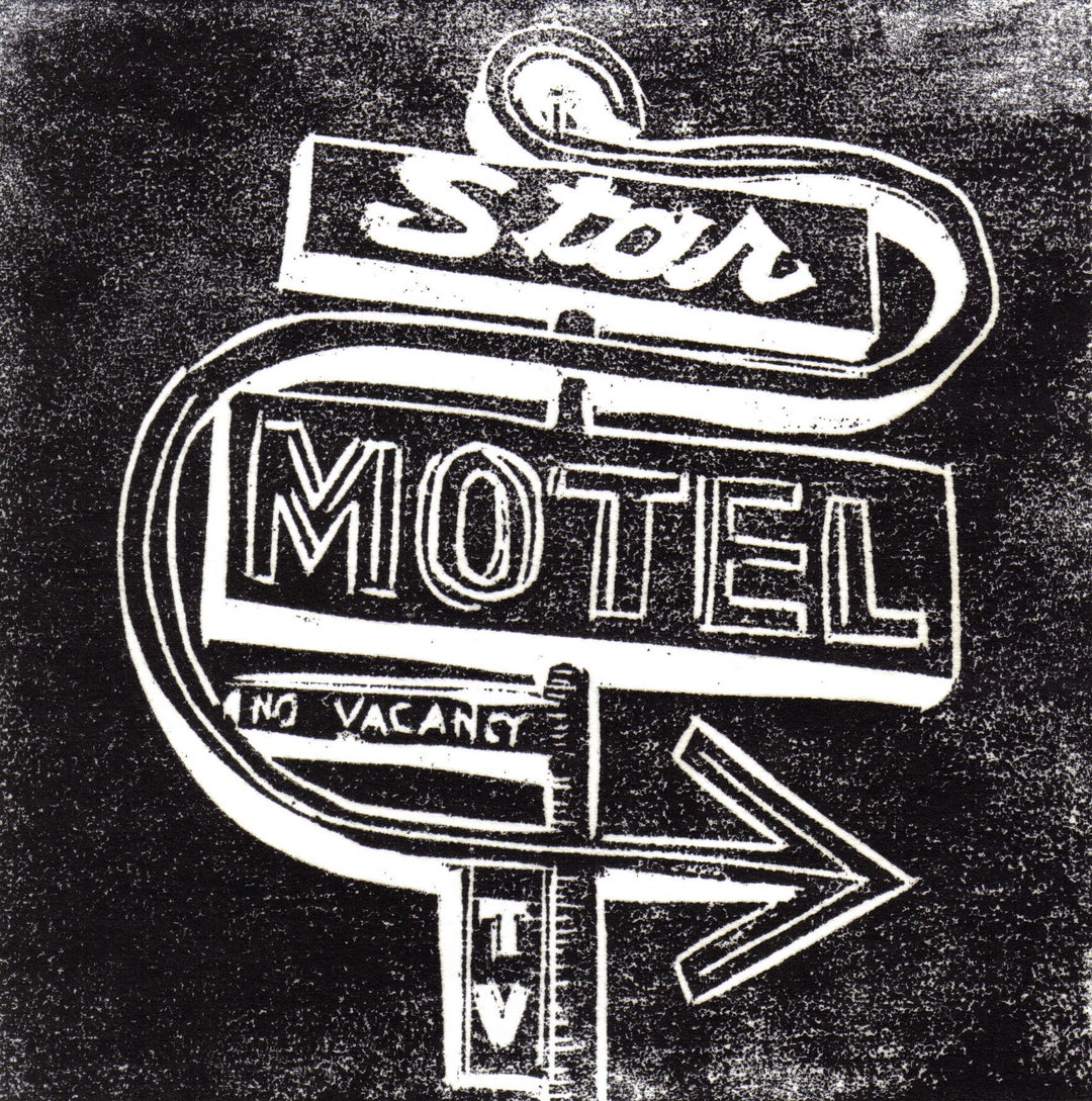 Star Motel - Lompoc Original Mdf-cut Print Unframed Vintage Neon Sign ...