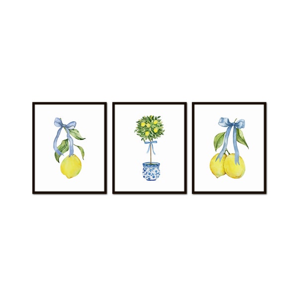 Lemon Print - Etsy
