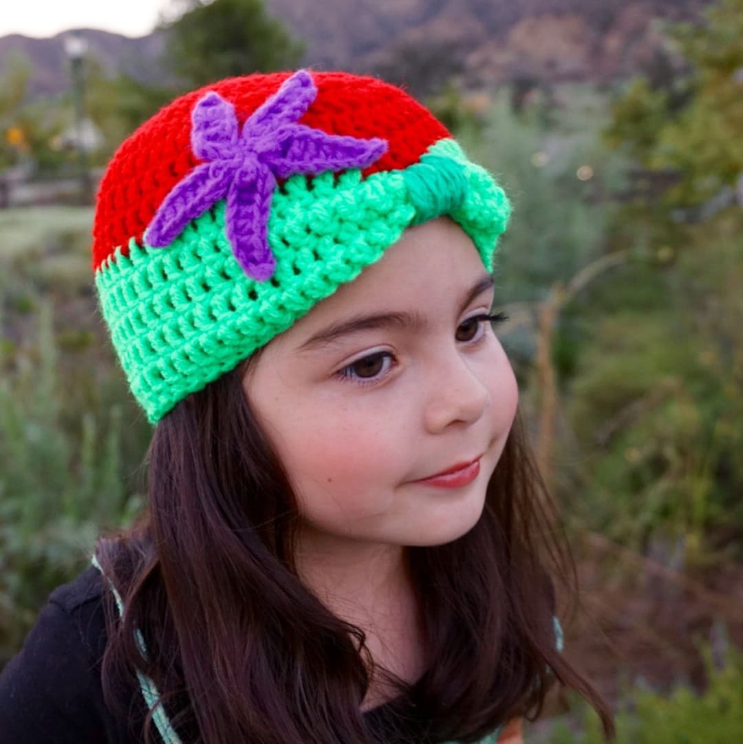 Princess Ariel Beanie - the Little Mermaid Disney Character Hat - Etsy
