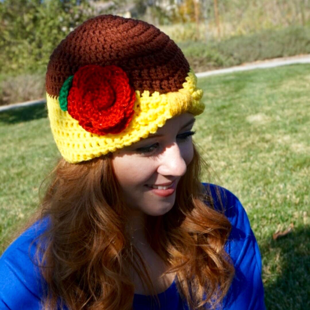 Princess Belle Beanie Beauty and the Beast Disney Character - Etsy