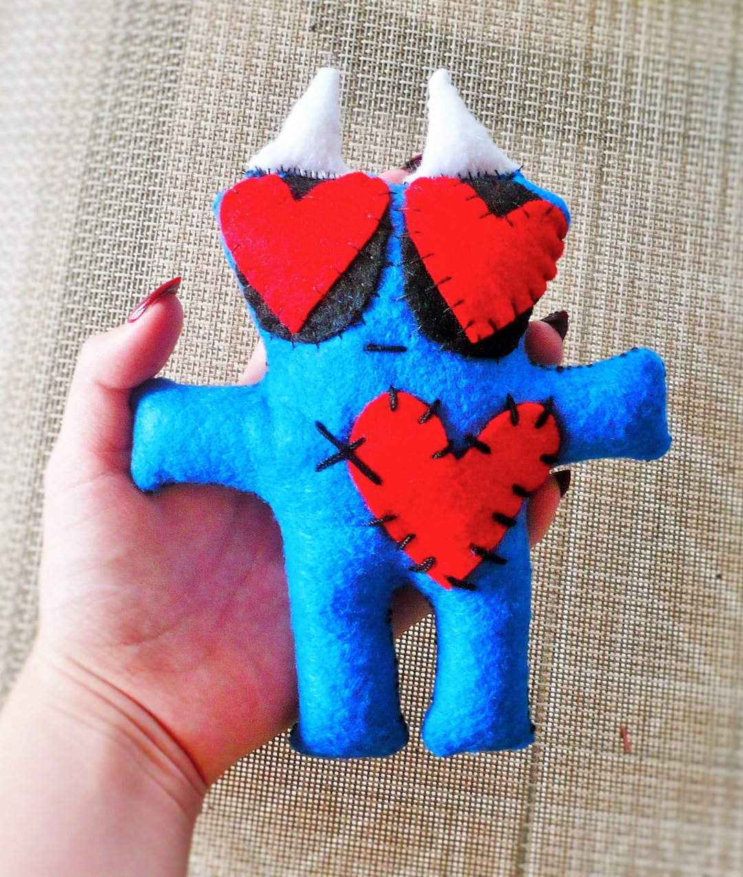 Mini Blue Critter - Etsy
