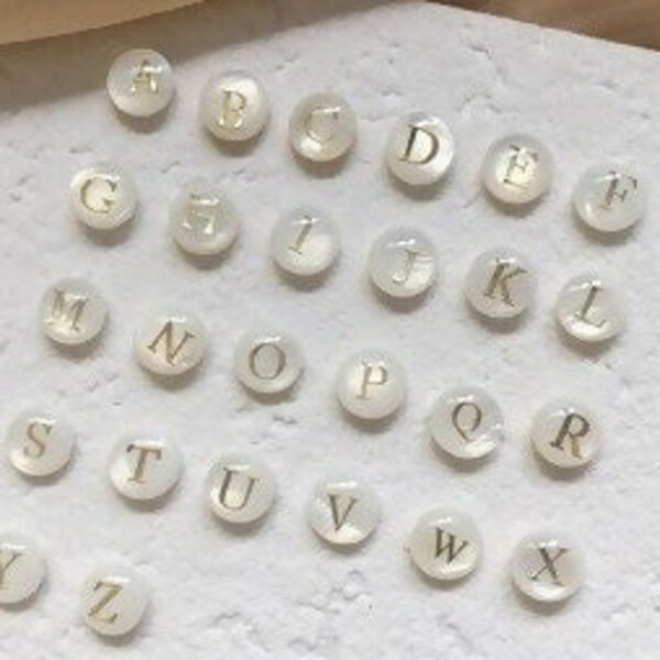 Shell Letter - Etsy