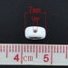 Letter K Beads 7mm, Black & White Alphabet Beads, Acrylic Letter Beads ...
