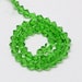 6mm Green Bicone Glass Beads Strands - Etsy